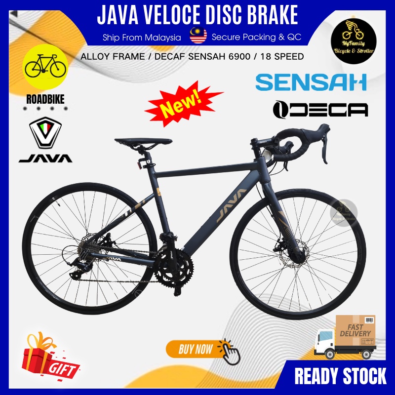 [MFB]J700C JAVA Veloce-D Disc Brake Road Bike 18 Speed + FREE GIFT ...