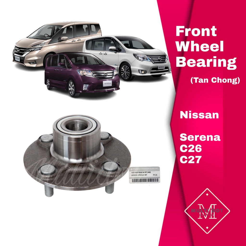 Nissan Front Wheel Bearing (With Hub)(Tan Chong)(AUTOPLUS) Serena C26 ...
