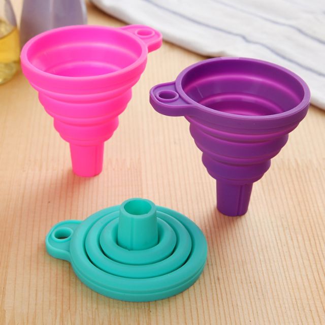 [READY STOCK]Silicone foldable funnel kitchen funnel mold | Shopee Malaysia
