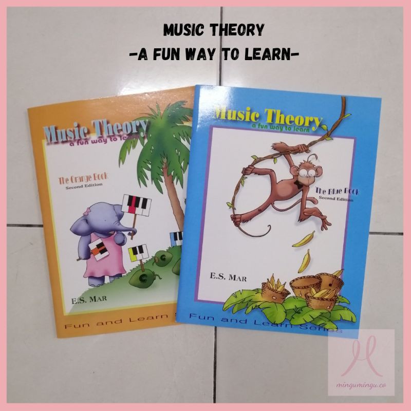 Music Theory - A fun way to learn (Blue&Orange book) | Shopee Malaysia