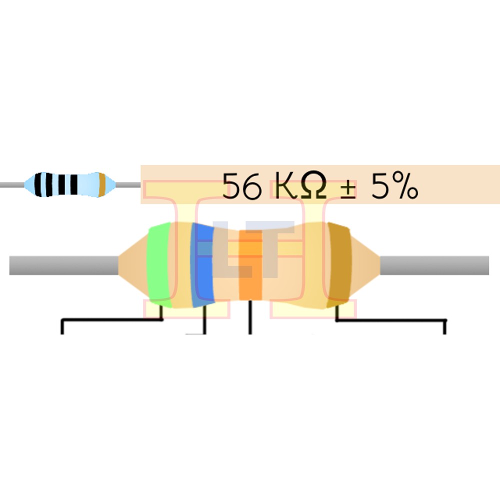 (READY STOCK) RESISTOR 56K Ohm 5% (10pcs) | Shopee Malaysia