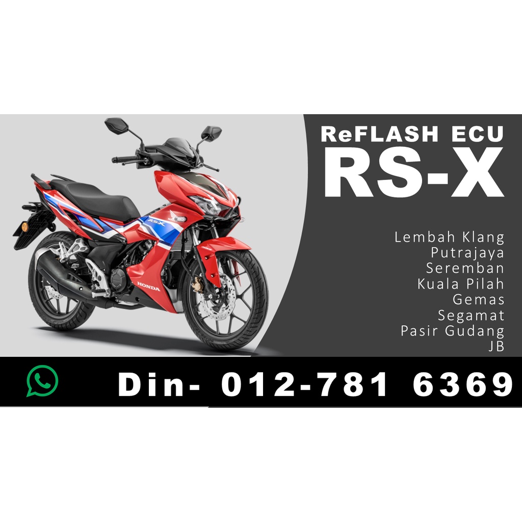 ReFlash ECU Honda RS-X & RS150 di RUMAH ANDA | Shopee Malaysia