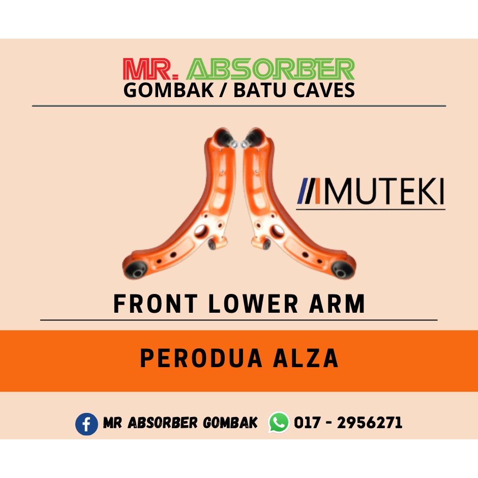 PERODUA FRONT LOWER ARM MUTEKI | Shopee Malaysia