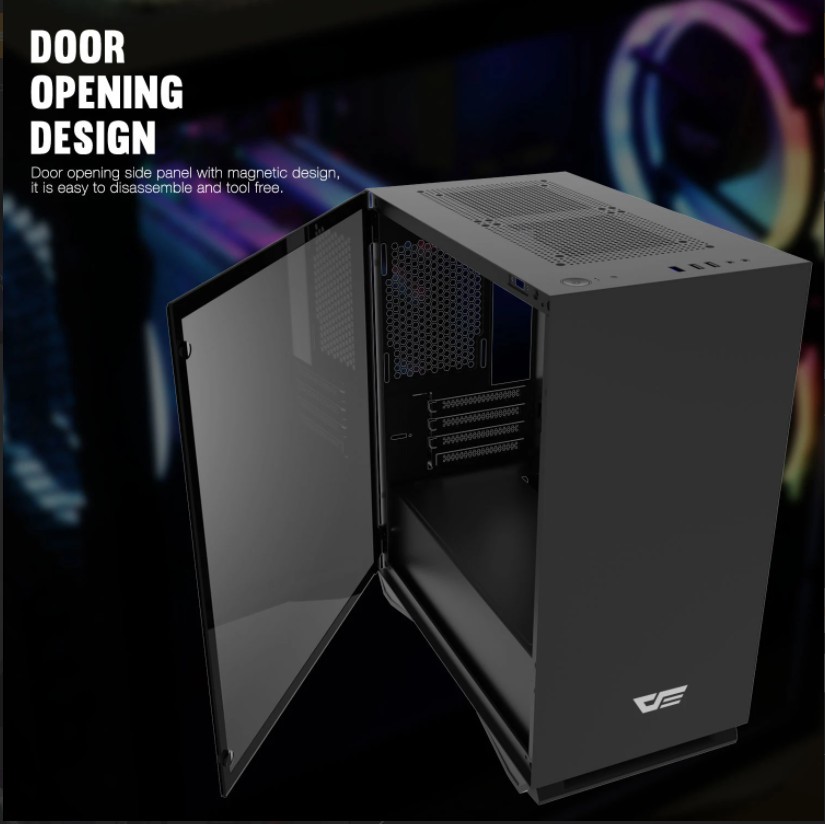 Darkflash Case DLM22 M-ATX PC Casing | Shopee Malaysia