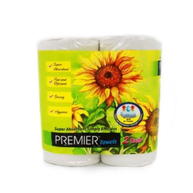 PREMIER KITCHEN TOWEL (2ROLL X 2PLY X 60SHEETS) | Shopee Malaysia