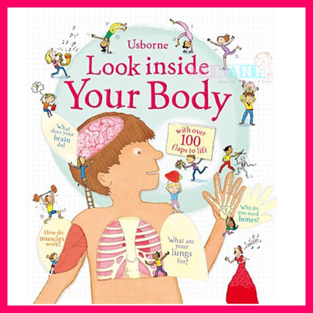 Usborne Look/See Inside Your Body Children Kids Books Boy Girl Xmas ...