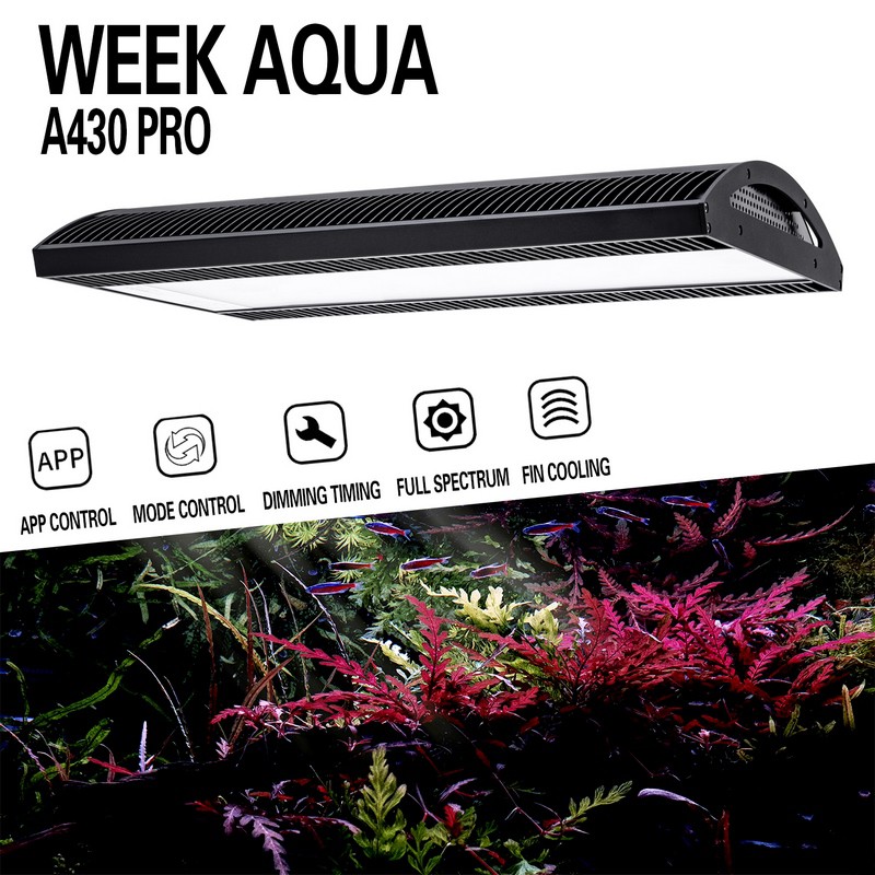 Week Aqua Ark A430 PRO Full Spectrum LED Aquatic Lights（专业级全光谱水草灯 ...