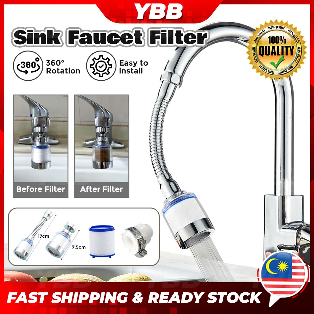 YBB Kepala Paip Faucet Extender Water Tap Kitchen Faucet Water Tap ...