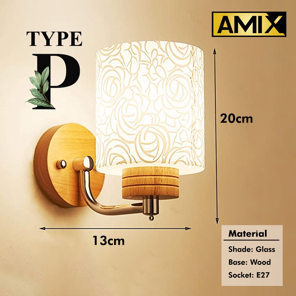 Wall Lamp Designer Decorative Indoor Wall Light /E27 Lampu Dinding ...