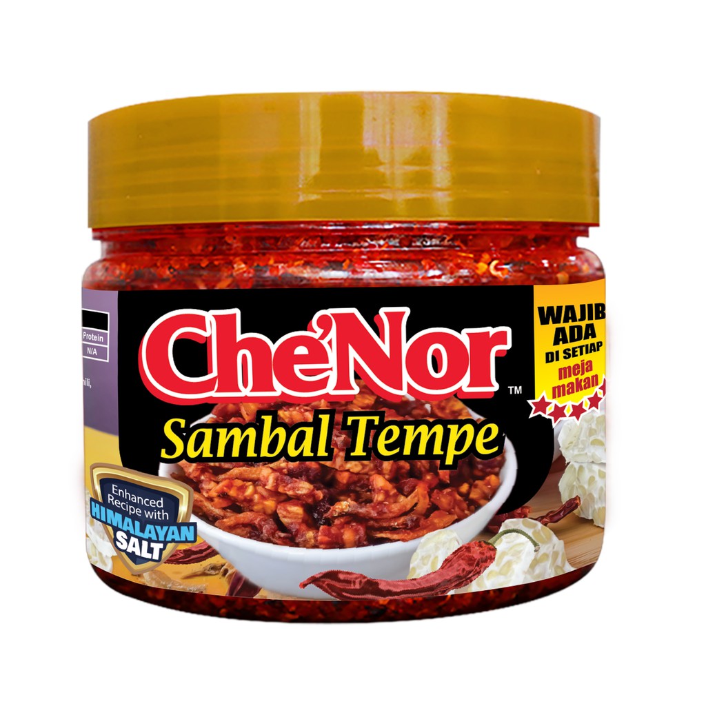 [Direct Factory] CHE'NOR Sambal Tempe (300gm) | Shopee Malaysia