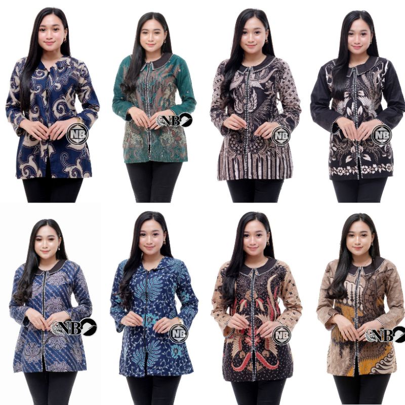 Baju Batik Wanita Batik Perempuan Batik Original Top BATIK MOTIF Queen ...