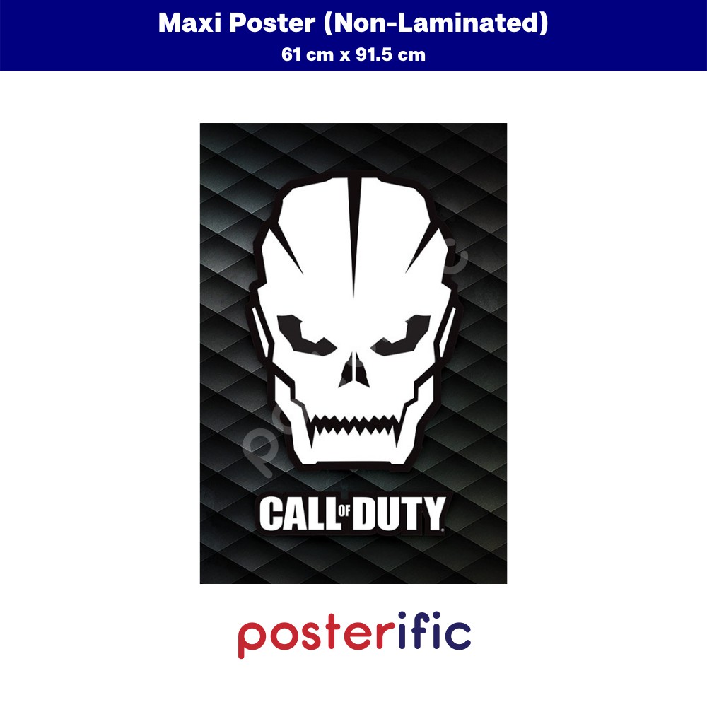 Call Of Duty (Skull) - Poster (61 cm X 91.5 cm) | Shopee Malaysia