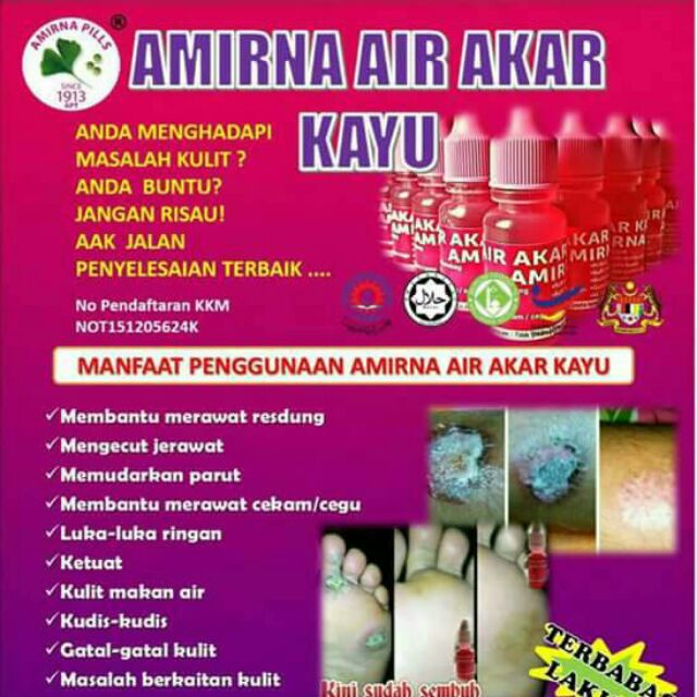 Amirna Air Akar Kayu Ajaib | Shopee Malaysia