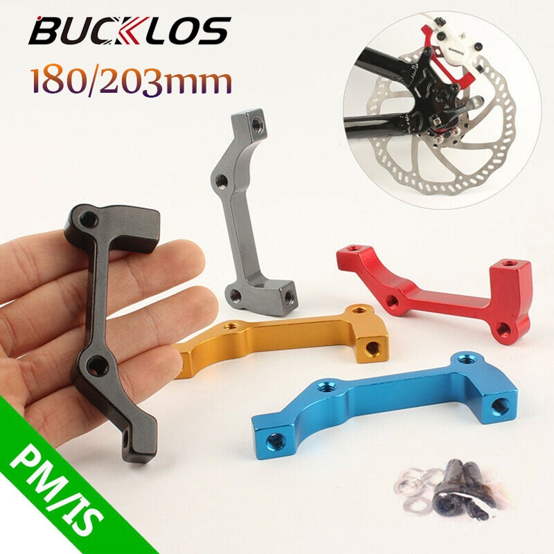 BUCKLOS MTB Bike Disc Brake Rotor Adaptor 180mm 203mm Rotor Bracket IS ...