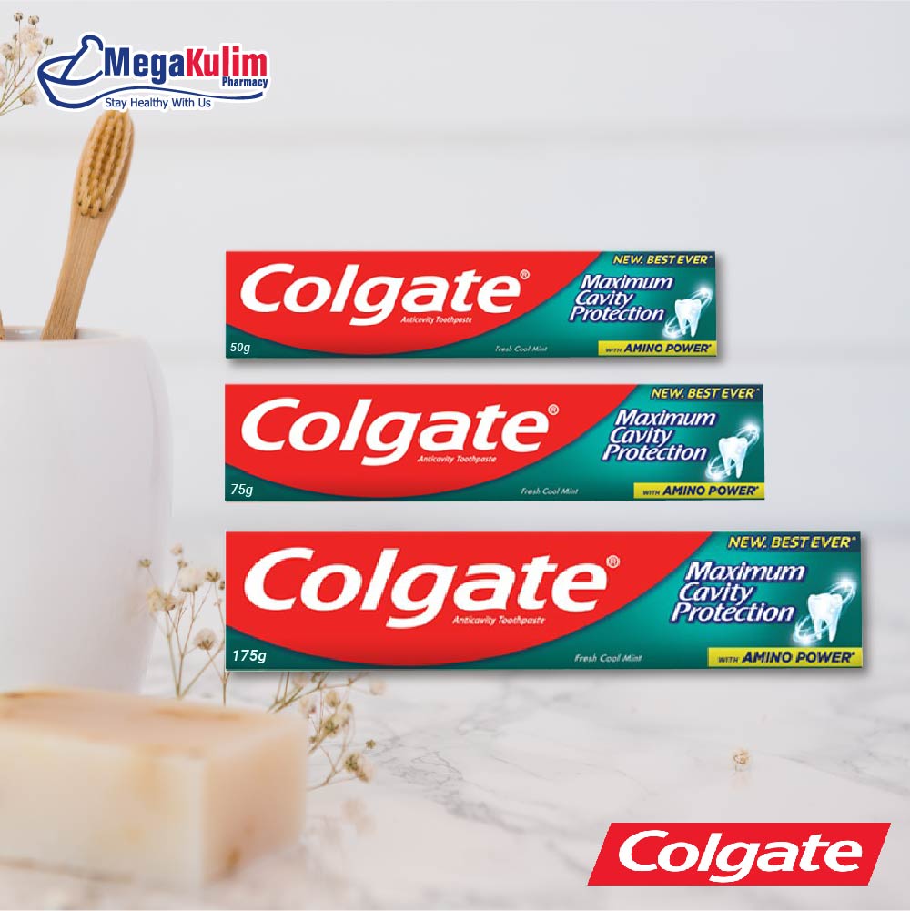 Colgate Toothpaste Cool Mint (50g/ 75g/ 175g) | Shopee Malaysia