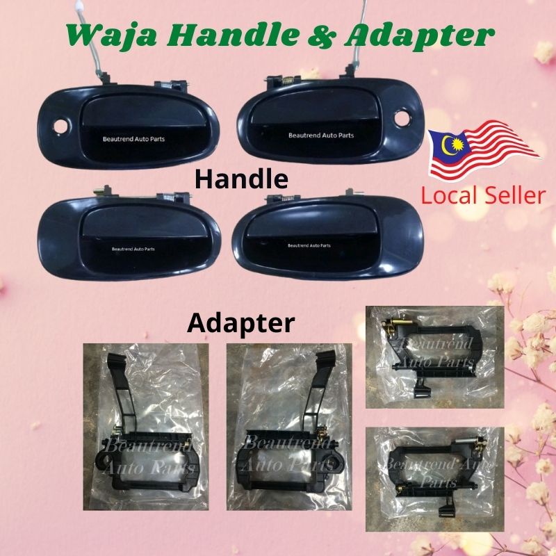 Proton Waja Door Handle and Inner Adapter Holder Bracket Pemegang Pintu ...