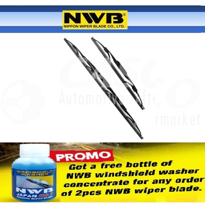 NWB 22"/18" AQUA Graphite Wiper Blade for Isuzu MU-X 2014-2016 - (SET) | Shopee Malaysia