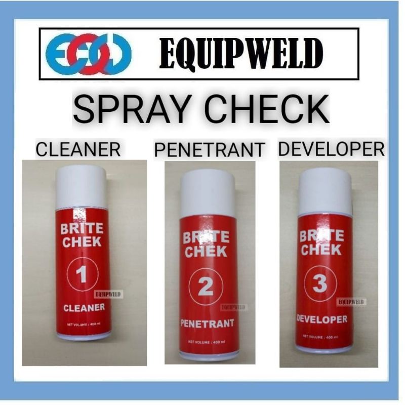 BRITE CHECK SPRAY CHECK DETECTOR (400ML / CAN) DETECT CRACK SURFACE ...