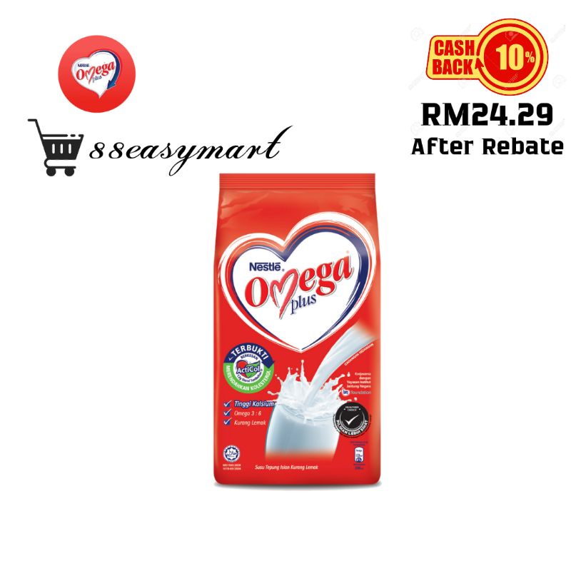 Nestle Omega Plus Milk Powder (600g),1kg | Shopee Malaysia