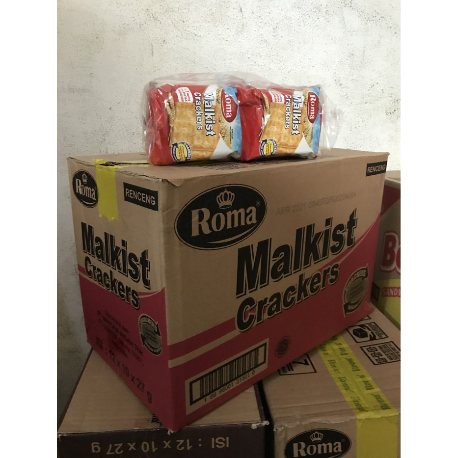 Best Quality - Roma Malkist Crackers Sachet 1 Box Contains 12 Sachets X ...