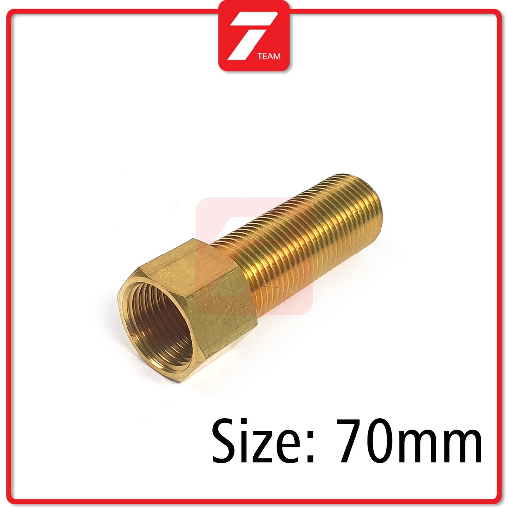 70mm and 100mm Brass M & F Connector Extension Plumbing Fitting Water ...