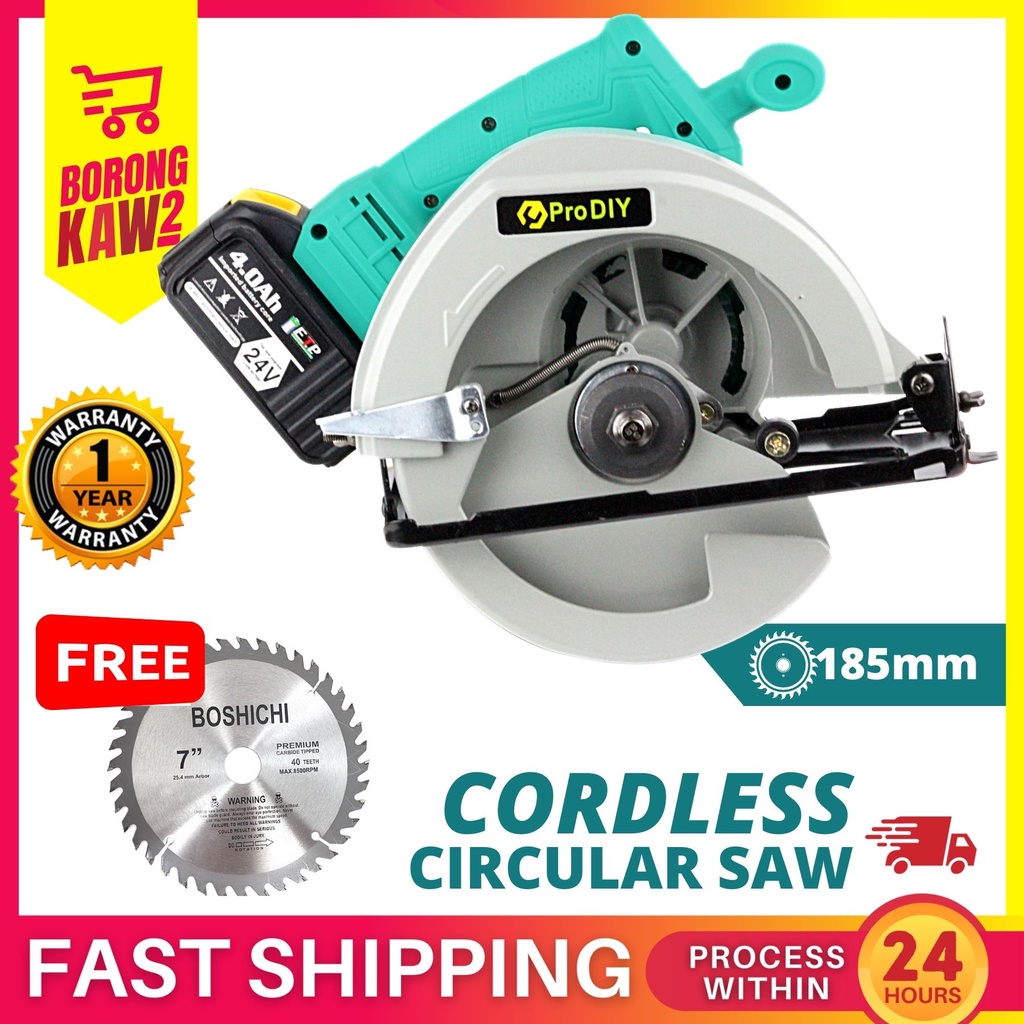 PRODIY Circular Saw Wood Plastic Cutter 185mm Blade Cutting Saw Machine ...