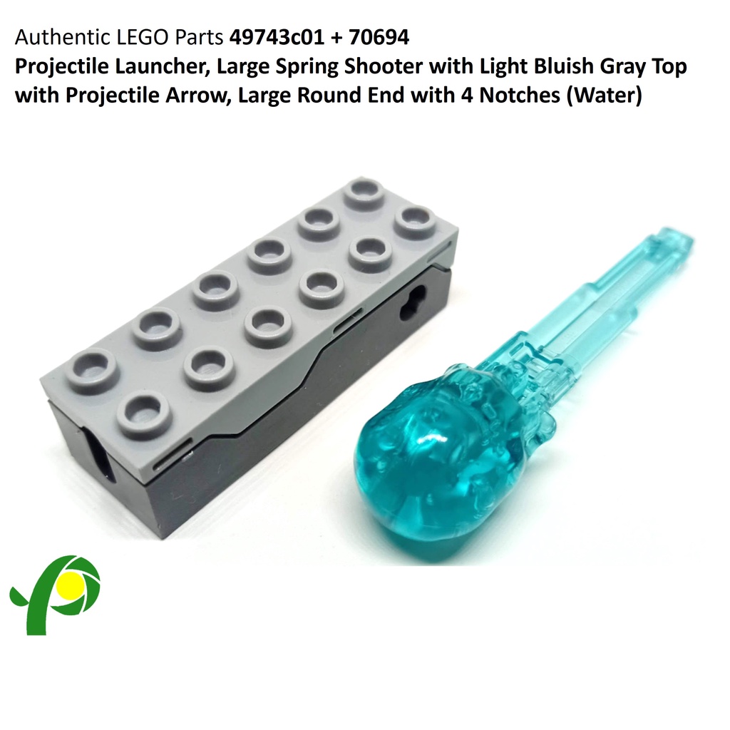 LEGO Parts 49743c01+70694/46537c01 Launcher Large Spring Shooter with ...