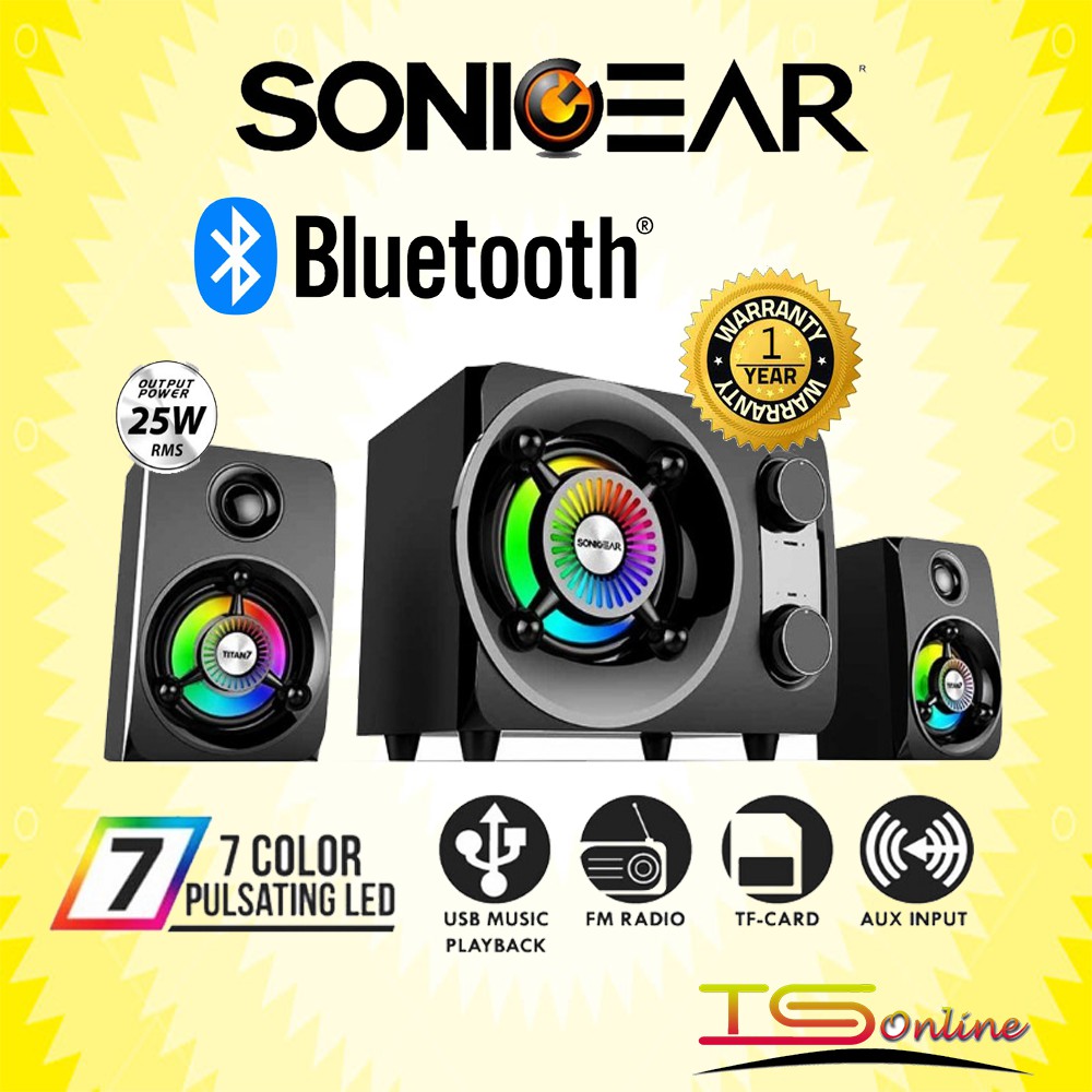 SONIC GEAR TITAN 7 PRO BTMI SPEAKER FOR DESKTOP/LAPTOP/TV SONICGEAR ...
