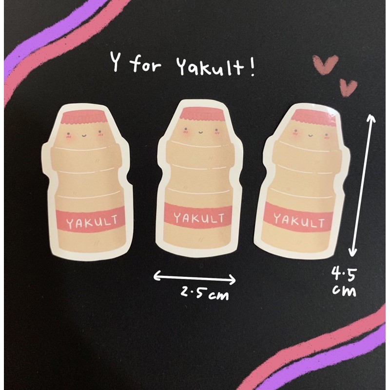 Cute Yakult Stickers | Shopee Malaysia