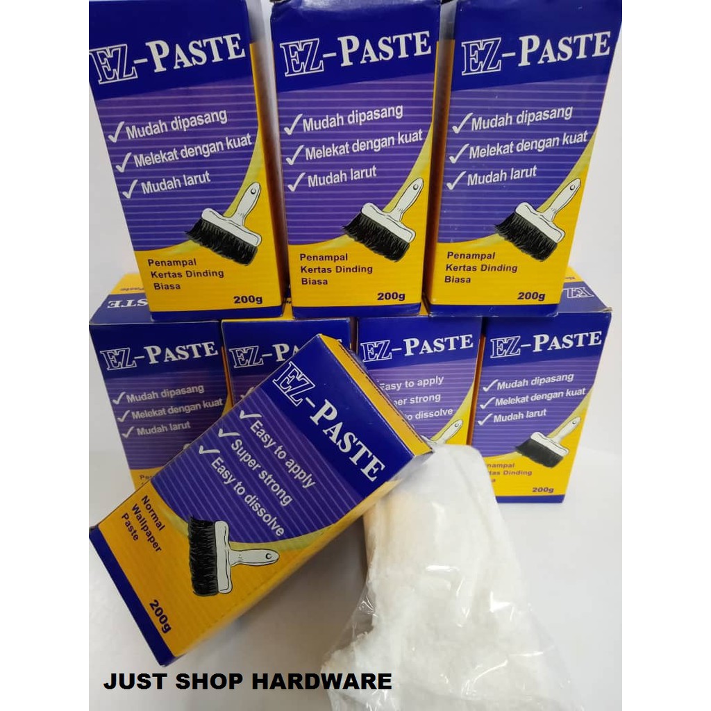 EZ-PASTE wallpaper glue 200g | Shopee Malaysia