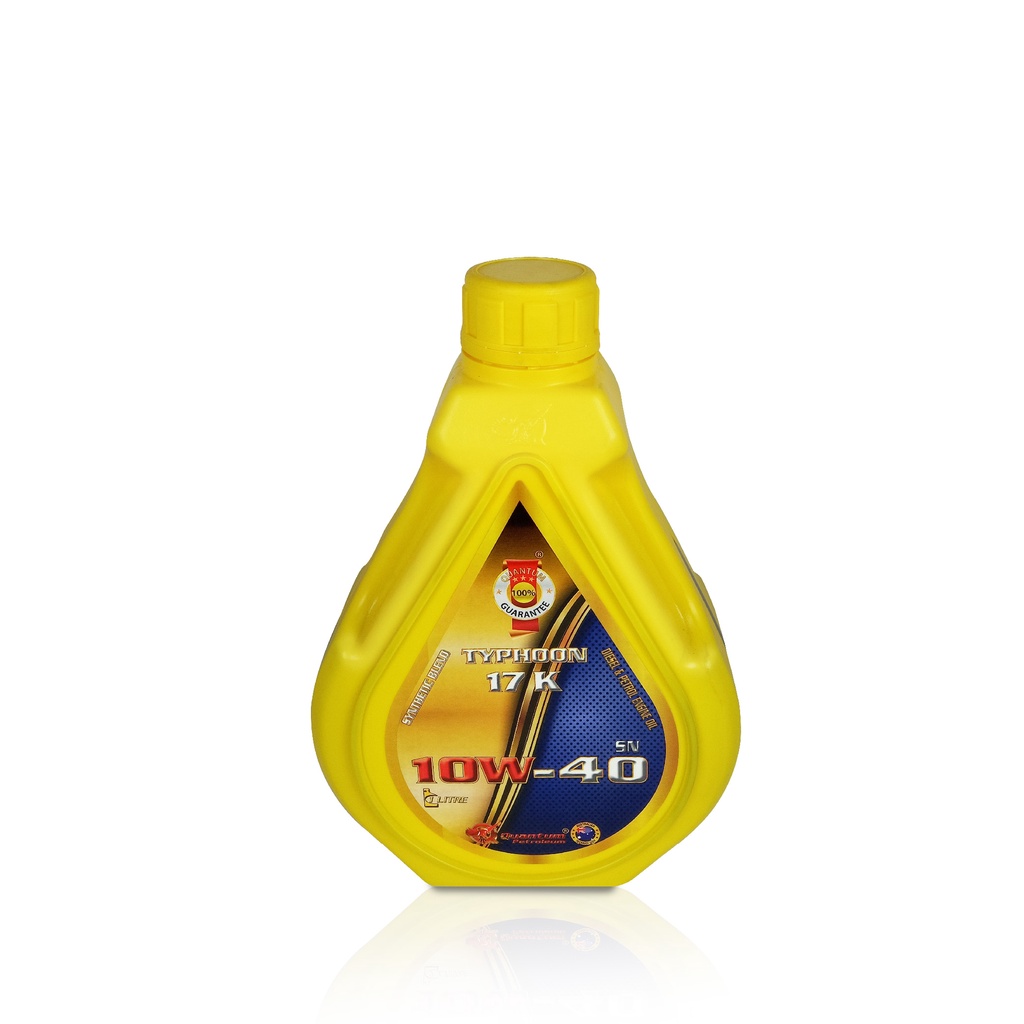 Quantum Petroleum (1L) 10W-40 Semi Synthetic Typhoon 17000 Car Engine ...