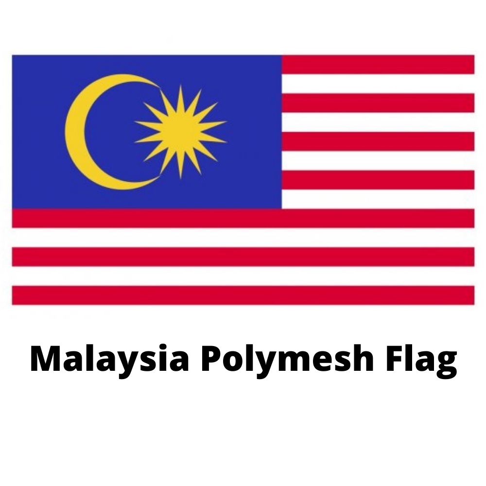 3'x6'' BENDERA MALAYSIA & JOHOR POLYMESH,MALAYSIA & JOHOR POLYMESH FLAG ...