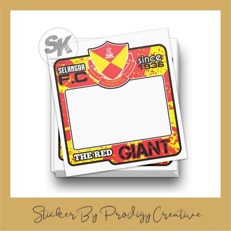SELANGOR FC Roadtax Malaysia Cover Car Sticker | Shopee Malaysia