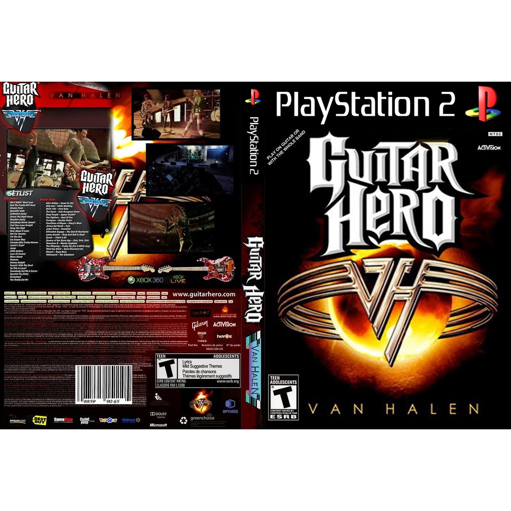 🔥PS2 CD DVD Games🔥 Guitar Hero Van Halen (Dvd Games) | Shopee Malaysia