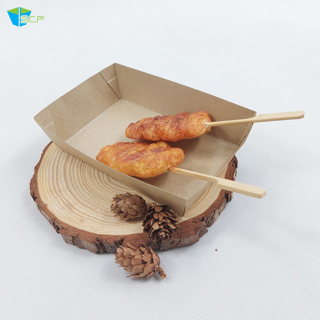 SCP Packing PE Coated Kraft Paper Tray (200 Pieces) | Shopee Malaysia