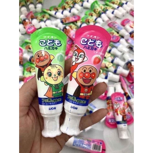 Lion swallowable toothpaste for babies (domestic Japan) | Shopee Malaysia