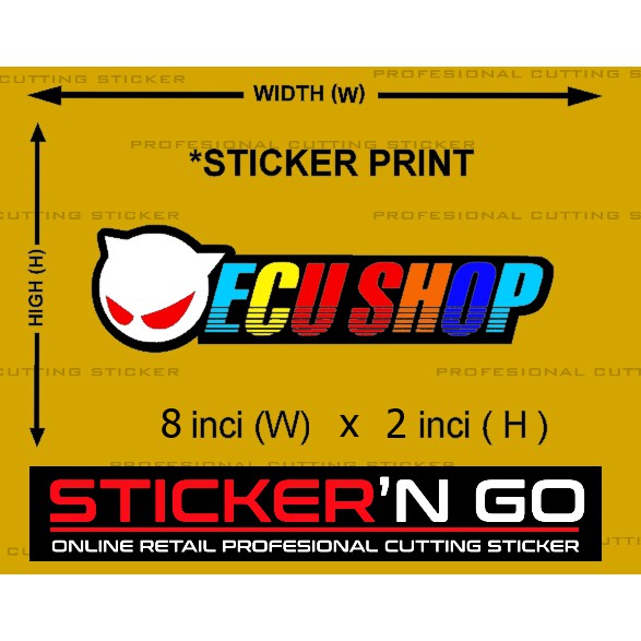 STICKER CUSTOM THAILAND ECU SHOP HILUX DESIGN | Shopee Malaysia