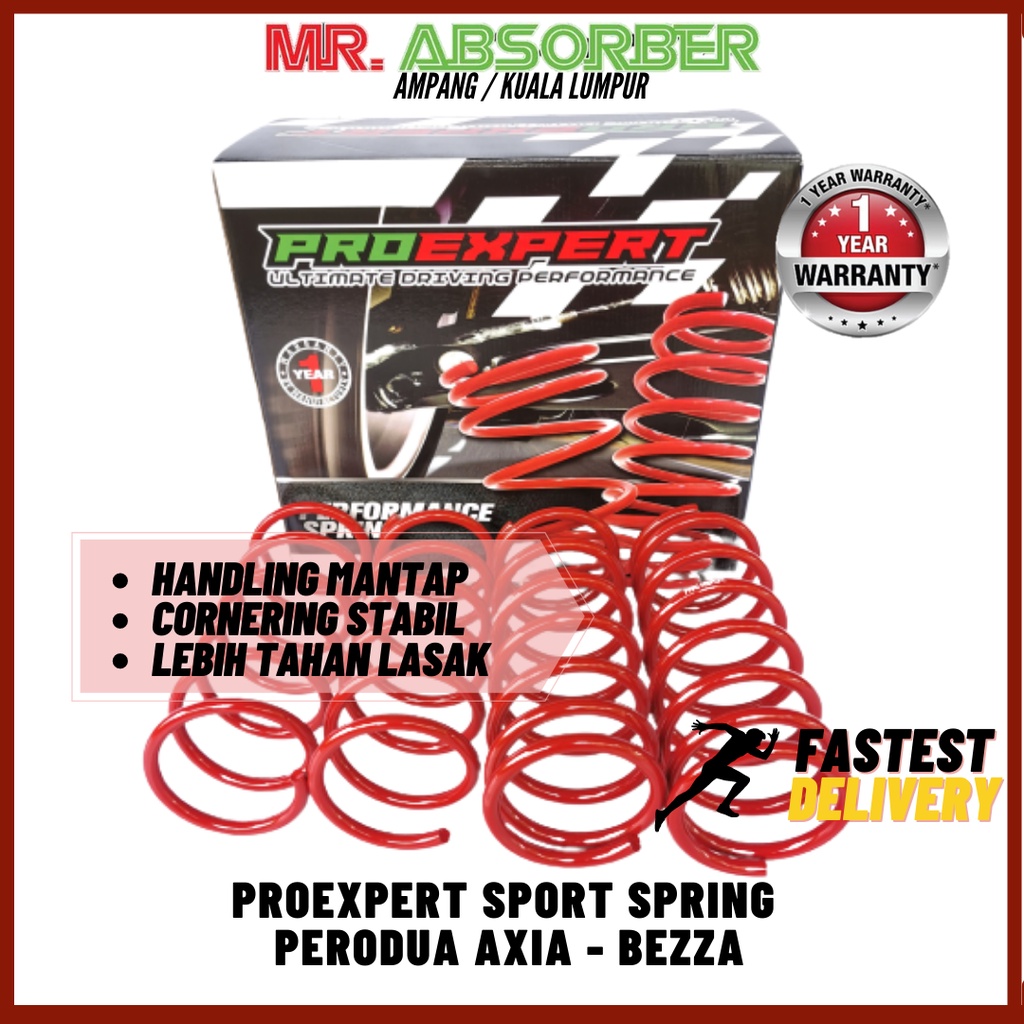 Spring Sport ProExpert Perodua Axia Bezza | Shopee Malaysia