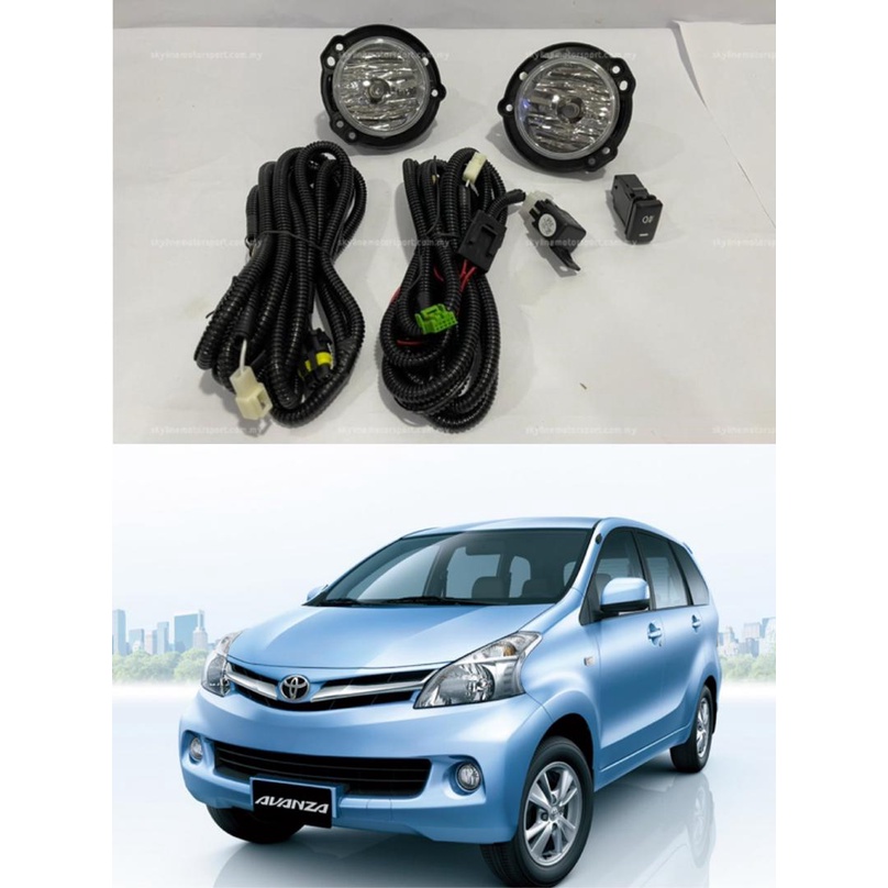 Toyota Avanza Fog Lamp Fog Light 2012 2013 2014 | Shopee Malaysia