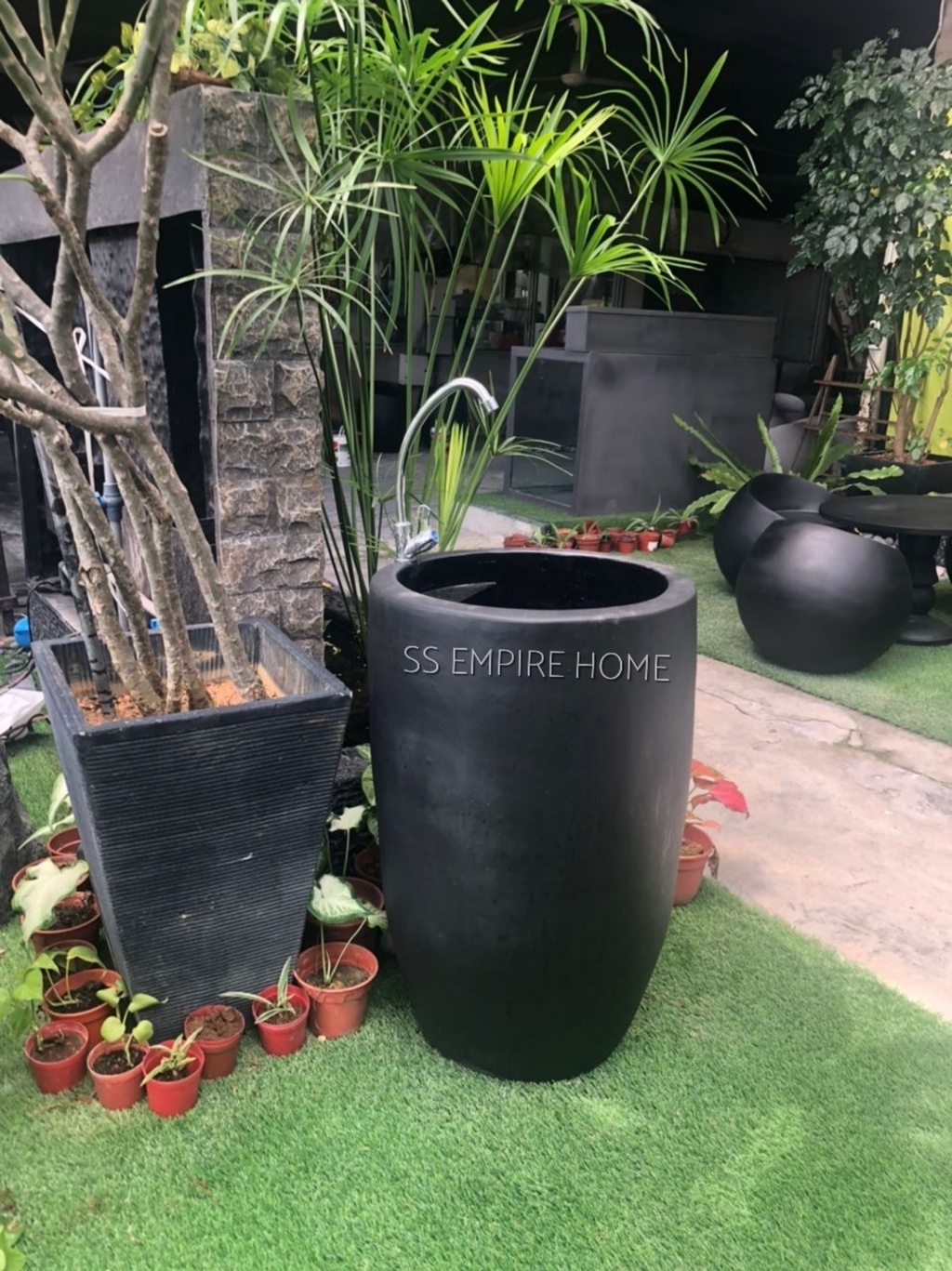 B2 Wash Basin Sink Fiberglass Garden Floor Villa Balcony Integrated ...