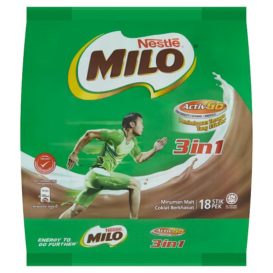 Nestle Milo Activ-Go 3in1 Chocolate Malt Drink 18 x 33g | Shopee Malaysia