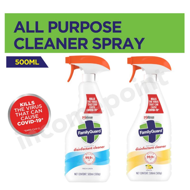*Ready Stock* SC Johnson FamilyGuard Disinfectant Cleaner Spray 500ml | Shopee Malaysia