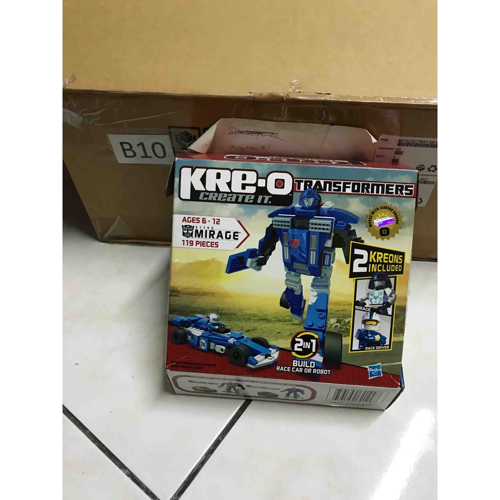 Hasbro Transformers Kre-O Mirage Open box but new | Shopee Malaysia