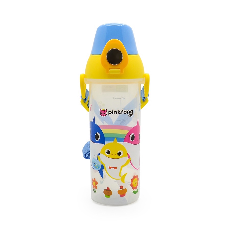 PinkFong Baby Shark Kids Toddler BPA Free Water Bottle with Strap (530ml) | Shopee Malaysia