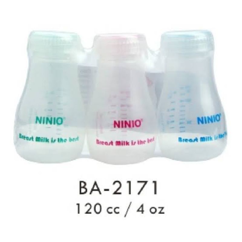 Ninio Breastmilk Bottle Storage 120ml - Ninio Breast Milk Storage Baby ...