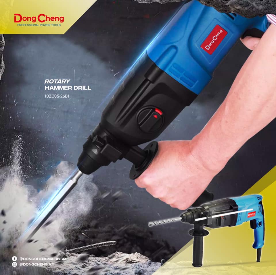 DongCheng 3 In 1 Rotary Hammer (800W) DZC05-26B | Shopee Malaysia