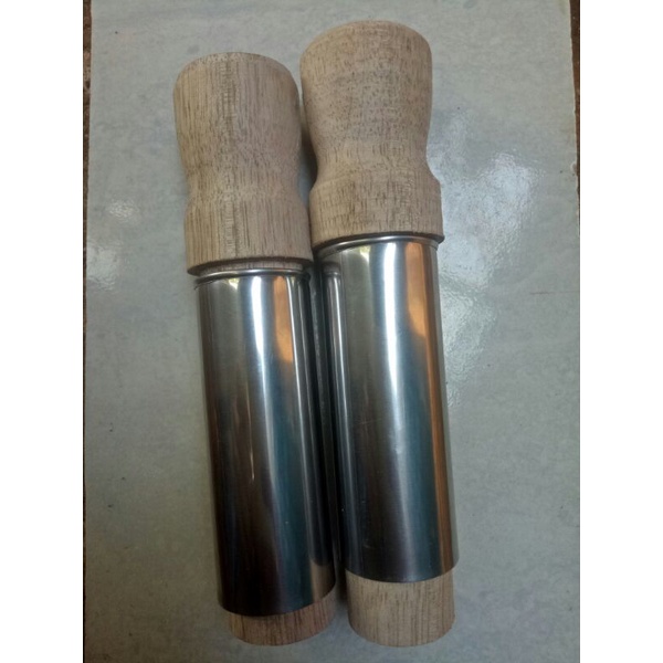 KAYU Buras Mold/stainless Grocery+Week/Wood Pusher/ JUMBO stainless ...