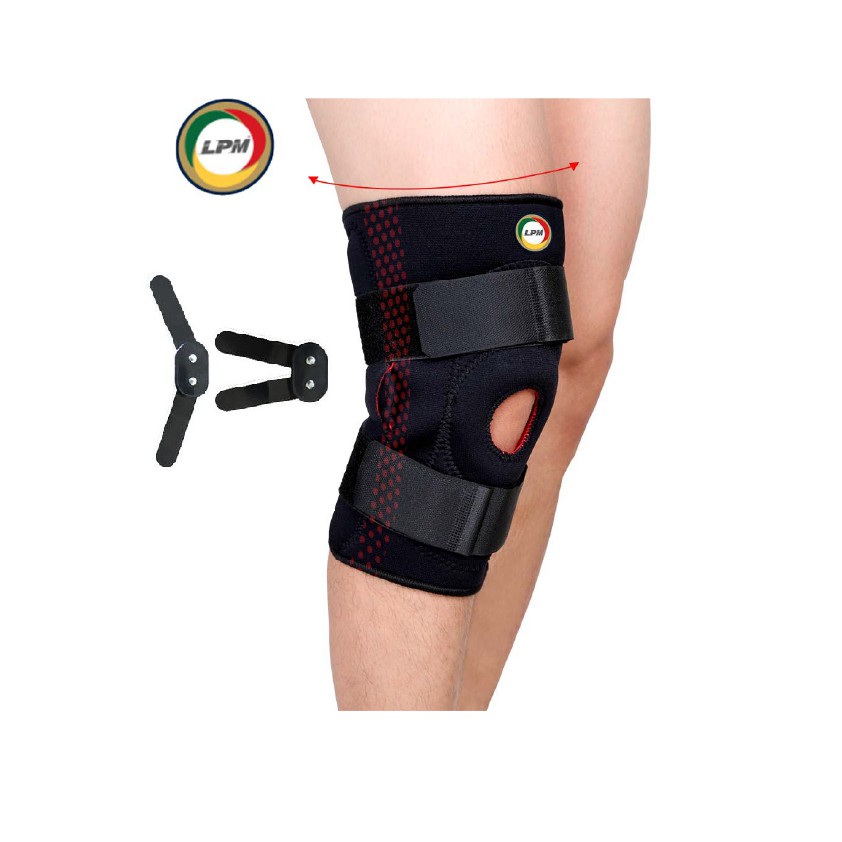 LPM Knee Guard 710 Adjustable Orthopedic Knee Brace with Metal Hinge ...