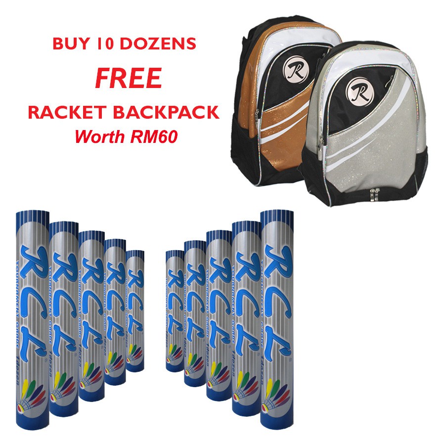 RCL Royal Shuttlecocks (10 Dozens) [Free 1 Racket Bag] | Shopee Malaysia