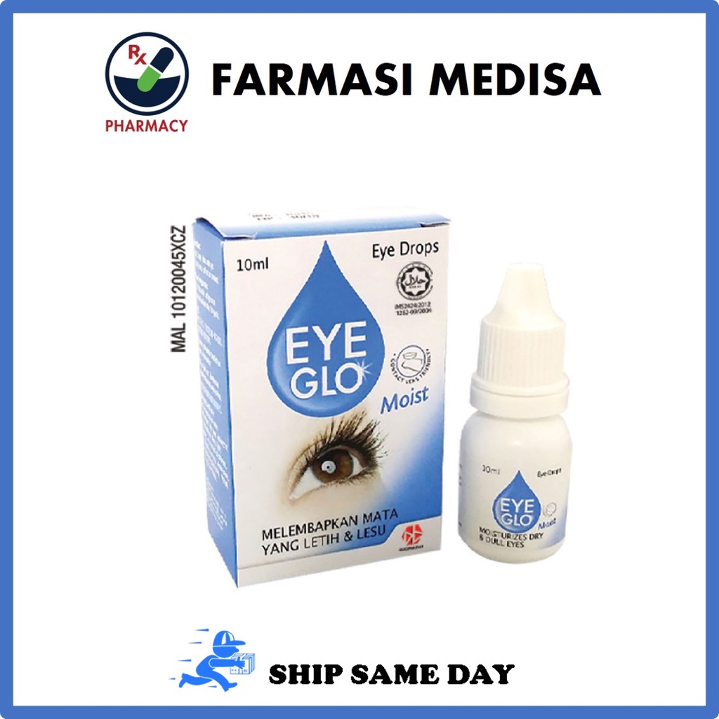 Eye Drop Eye Glo Moist melembapkan mata letih & lesu | Shopee Malaysia